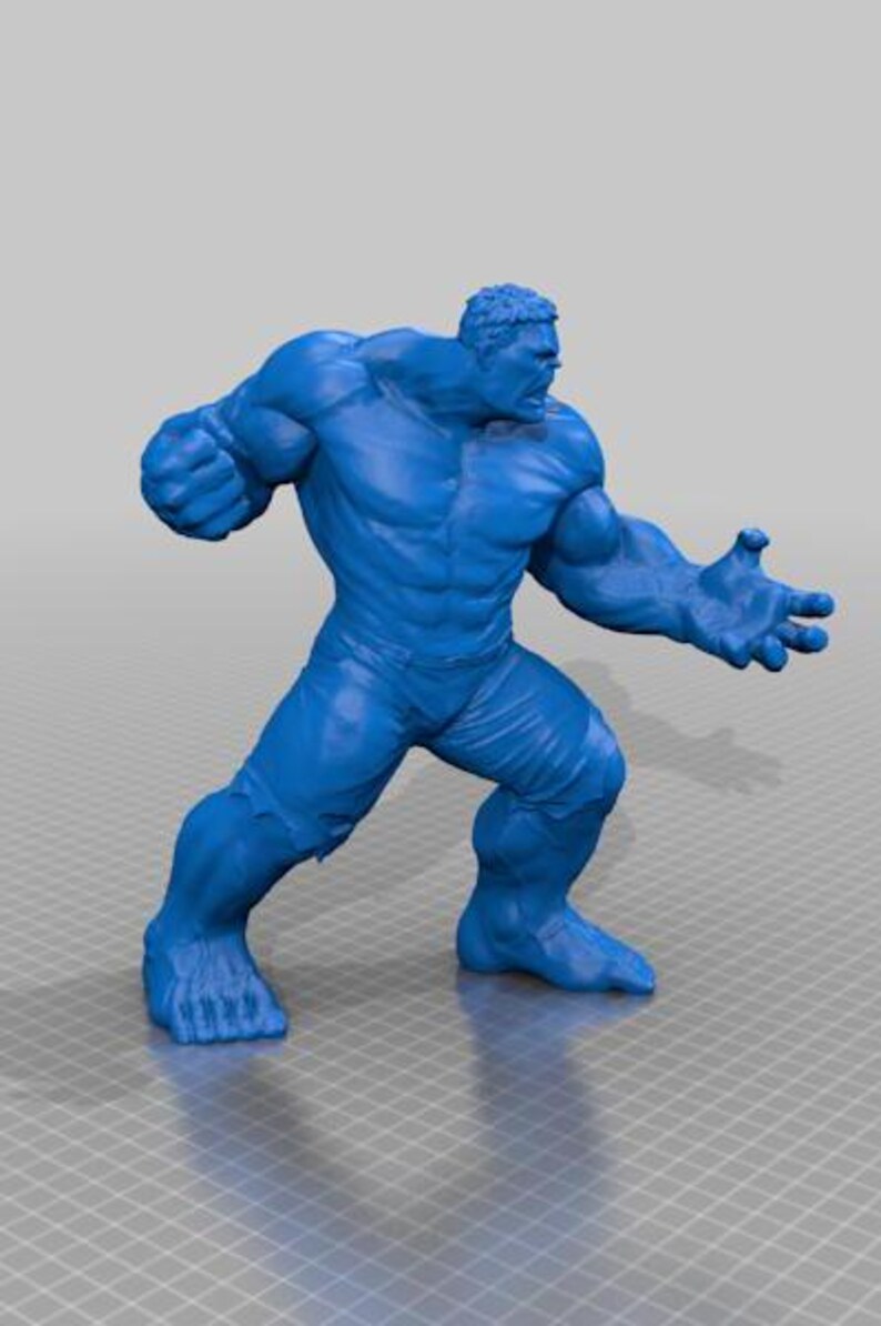 Marvel Hulk STL File, 3D Digital Printing STL File for 3D Printers ...