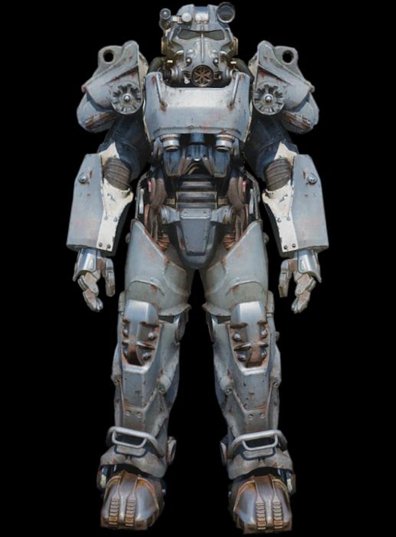T-60 Fallout Power Armor Cosplay Templates: Foam Pattern & 3D Reference ...