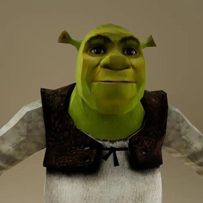 Shrek 3D Print File, Mythical Monster STL, Printable Ogre Miniature ...