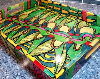 Psychedelic Coffee Table - Etsy