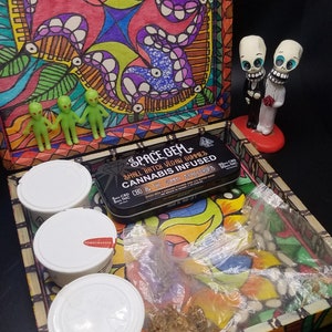 Locking Stash Box / Wooden Stashbox / Remote Storage Box / Office ...