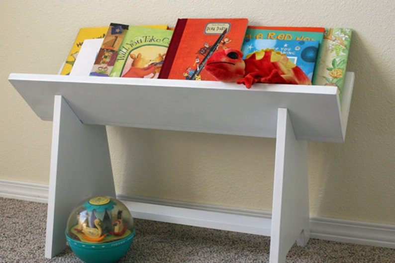 Kids Book Rack Woodworking Plans | Etsy