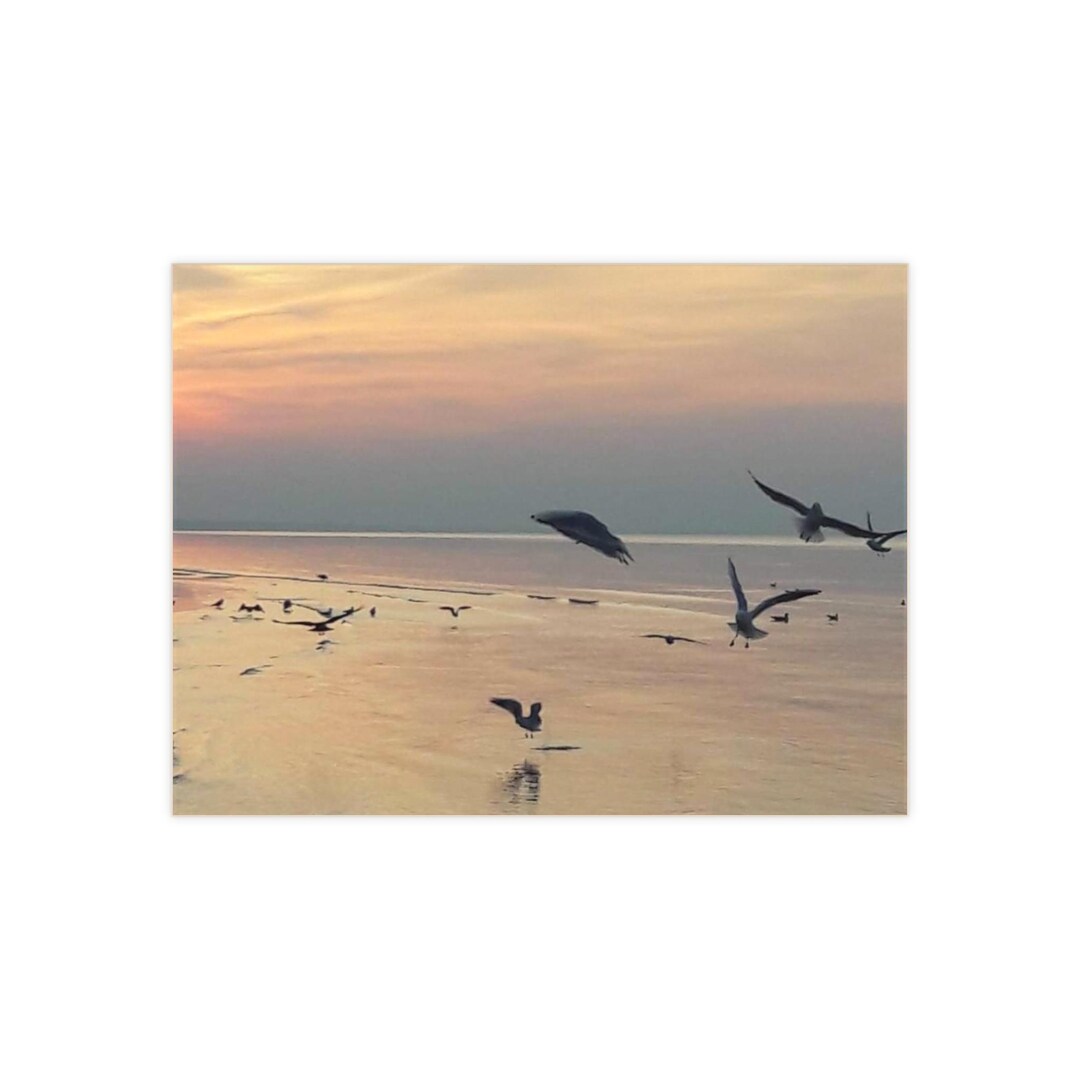 Serene Seaside Ceramic Photo Tile, Beach Decor, Nature Art Tile, Gift ...