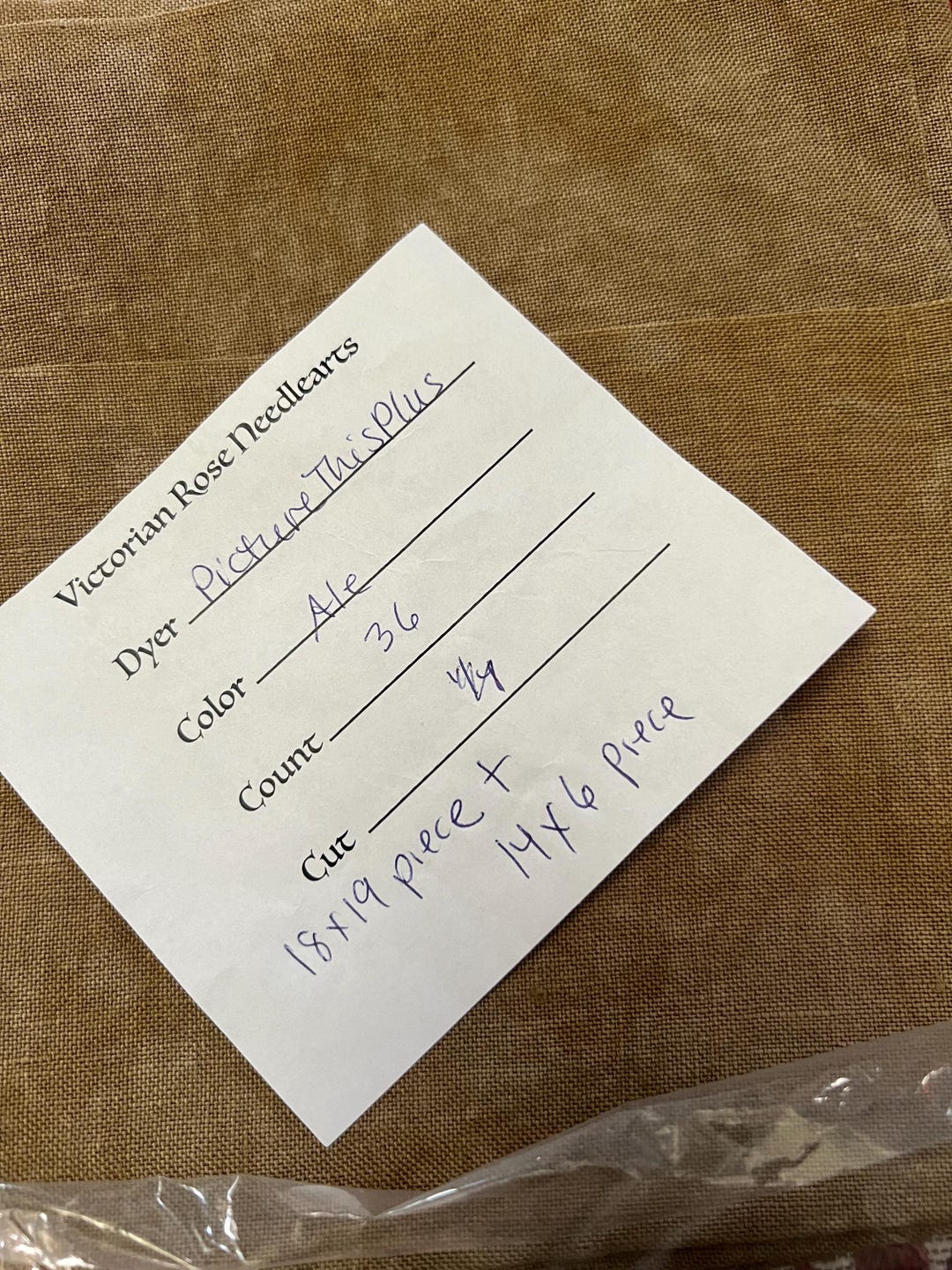 Picture This Plus Ale 36ct Linen - Etsy