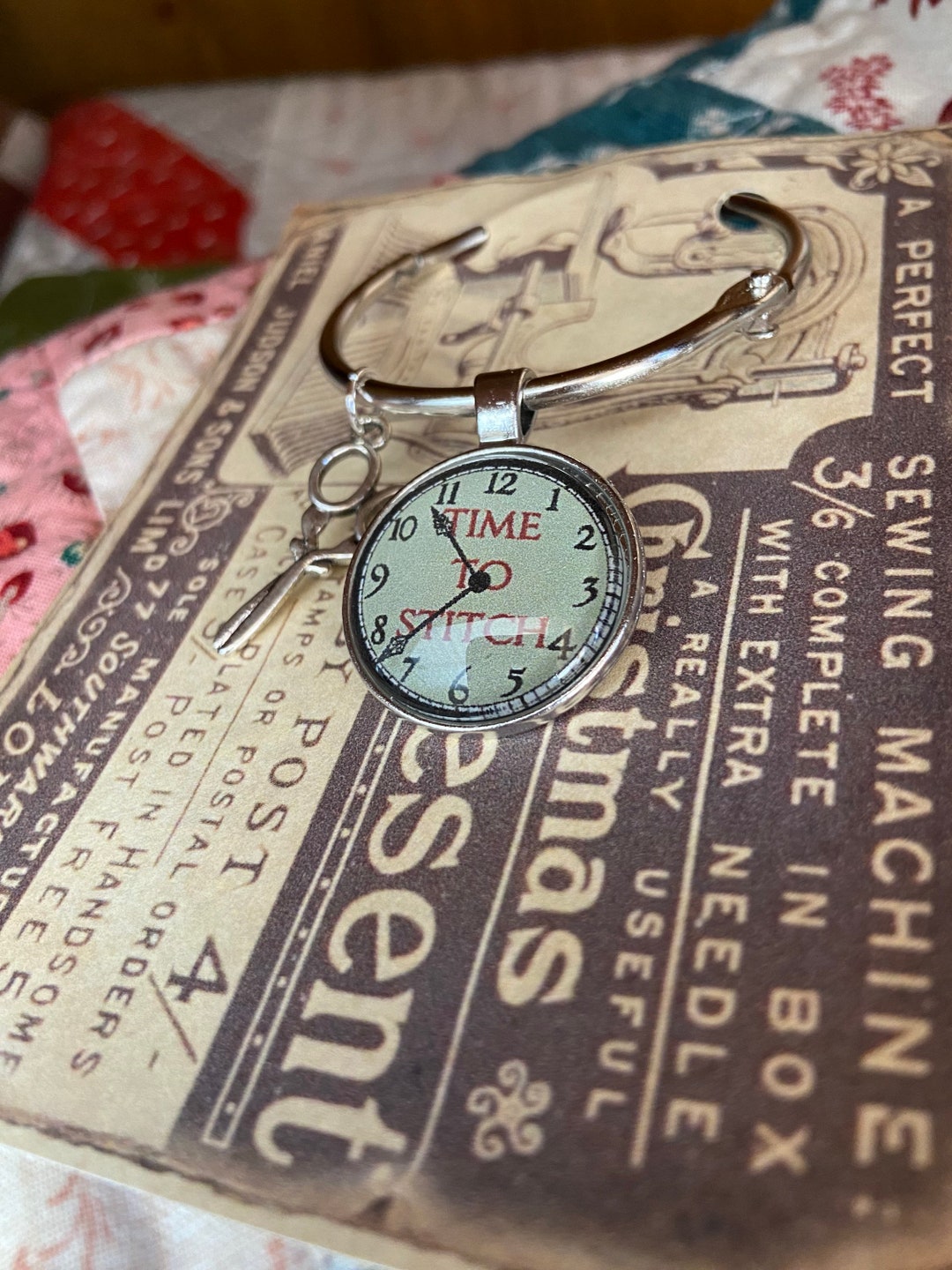 Time to Stitch Thread Keep - Etsy