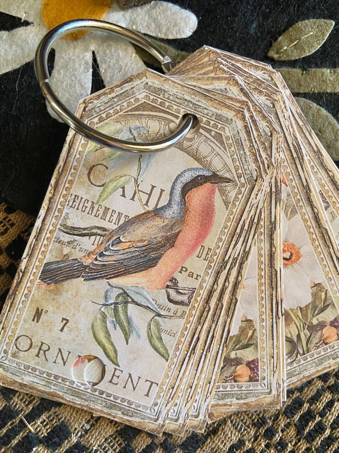 Vintage Bird Thread Drops - Etsy