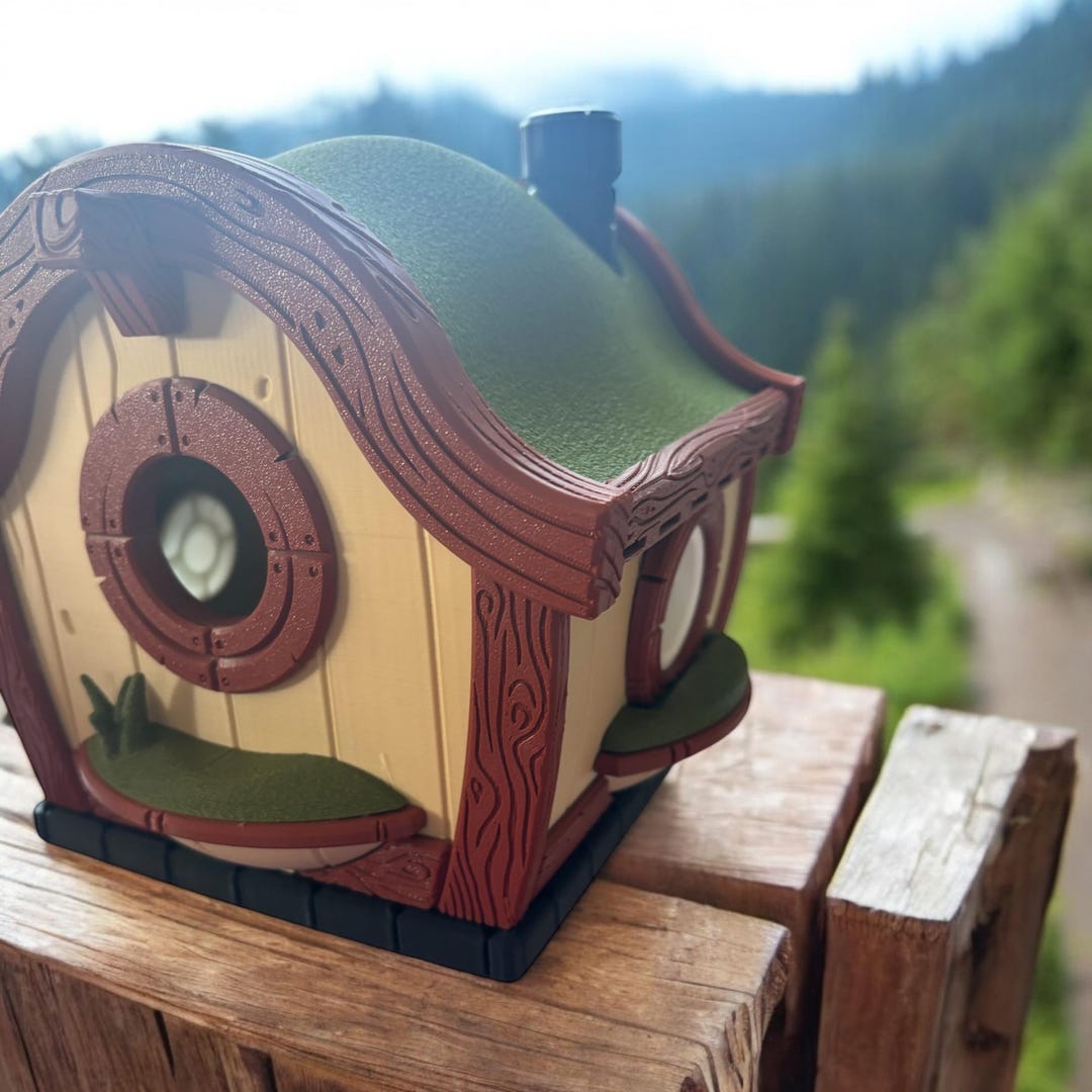 Hobbit Birdhouse With Optional Camera Compartment | 3D Printed | Choice ...