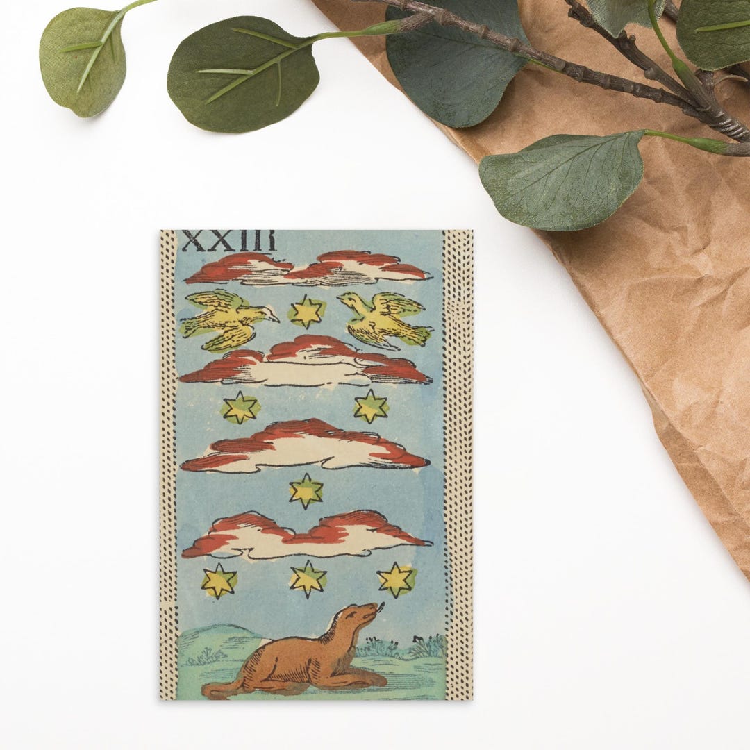 1800's Italian L'aria Postcard | Playing Car, Vintage Postcard ...