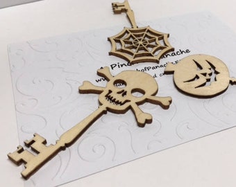 Wooden skeleton key | Etsy