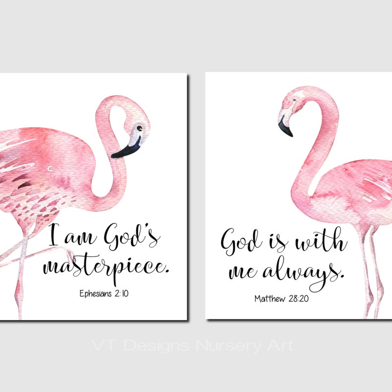Flamingo Print - Etsy