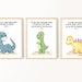 Kid's Bible Verse Prints, Printable, Christian Wall Decor, Dinosaur ...