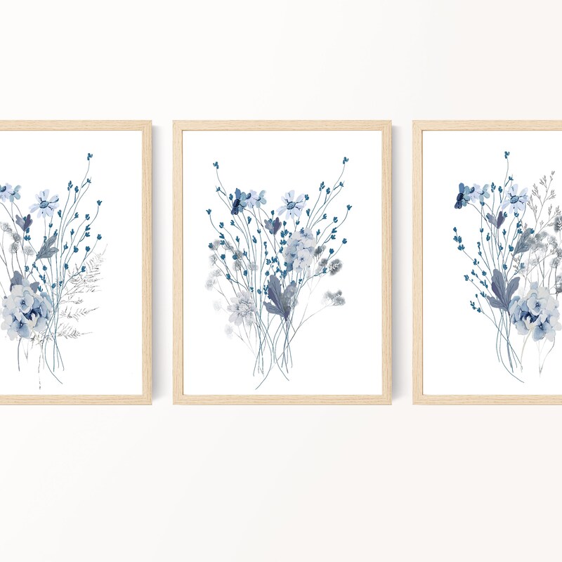 Blue Gray Painting - Etsy