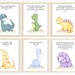 Kids Bible Verse Wall Art, Dinosaur Prints, Scripture Prints for Kids ...