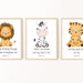 Safari Animals Nursery Prints, Kids Bible Verse Wall Art, Jungle Theme ...