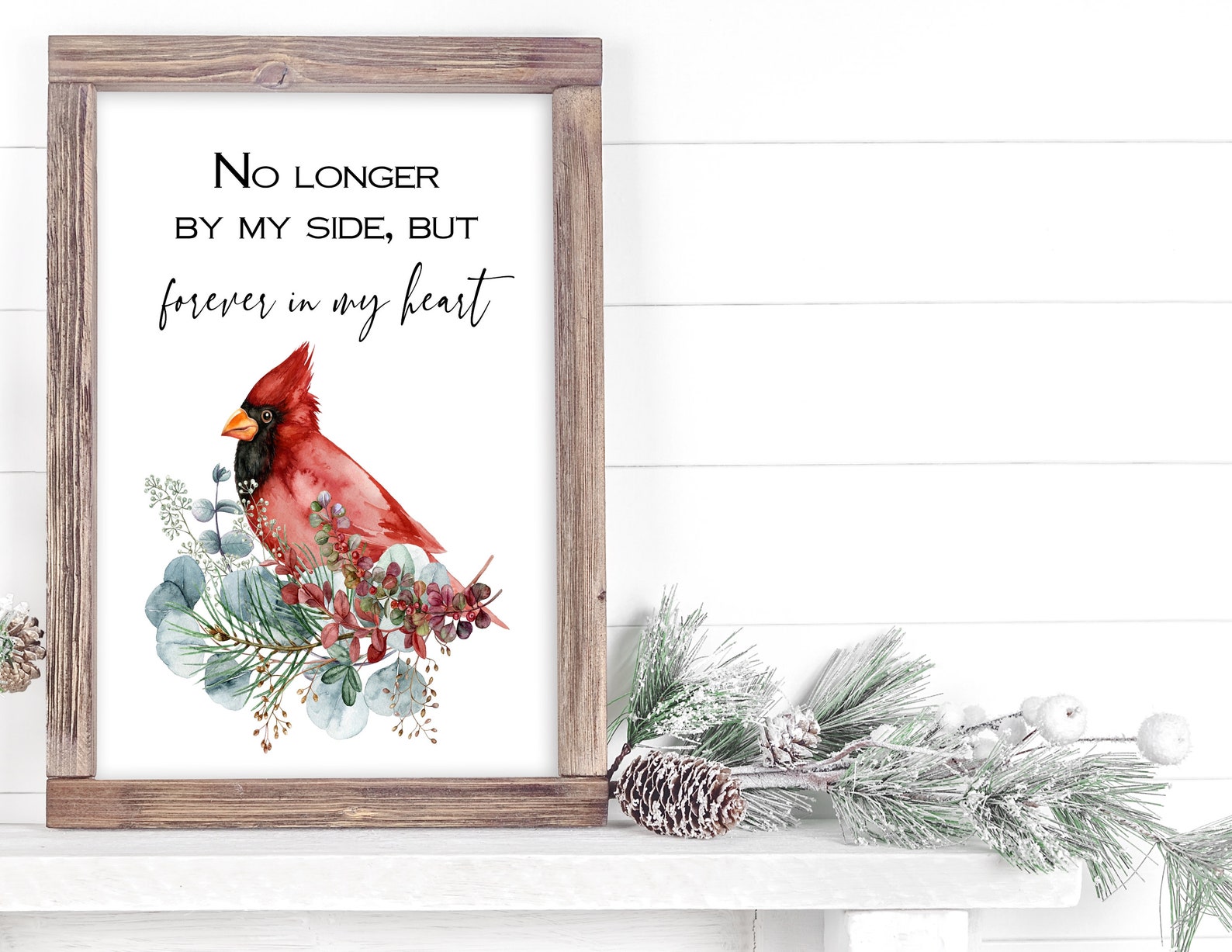 Cardinal Print Loss of Loved One Sympathy Gift Printable - Etsy