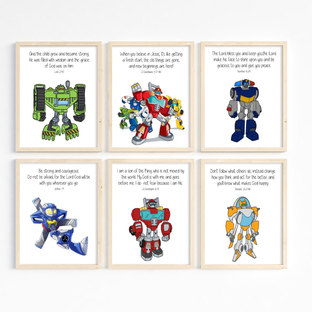 Kids Bible Verse Wall Art, Boy Bedroom Prints, Scripture Prints for ...