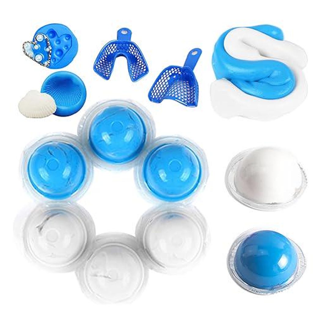 Silicone Putty, 120g Base + 120g Catalyst Rubber Mold Making Kit VPS ...