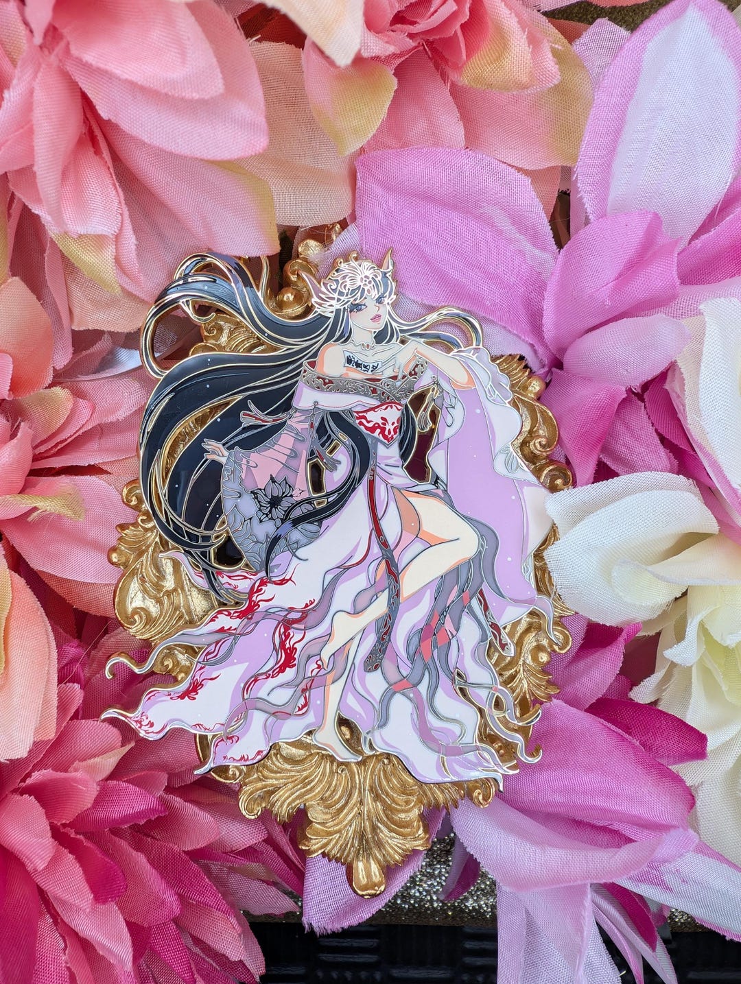 Senshi Mars Goddess Fire Rei Moon Pin - Etsy