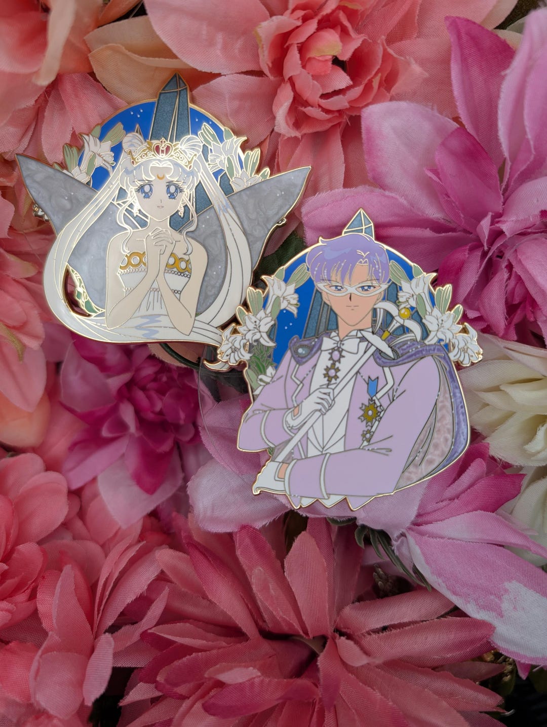 King and Queen Moon Kingdom Endymion and Serenity Matching Portrait ...