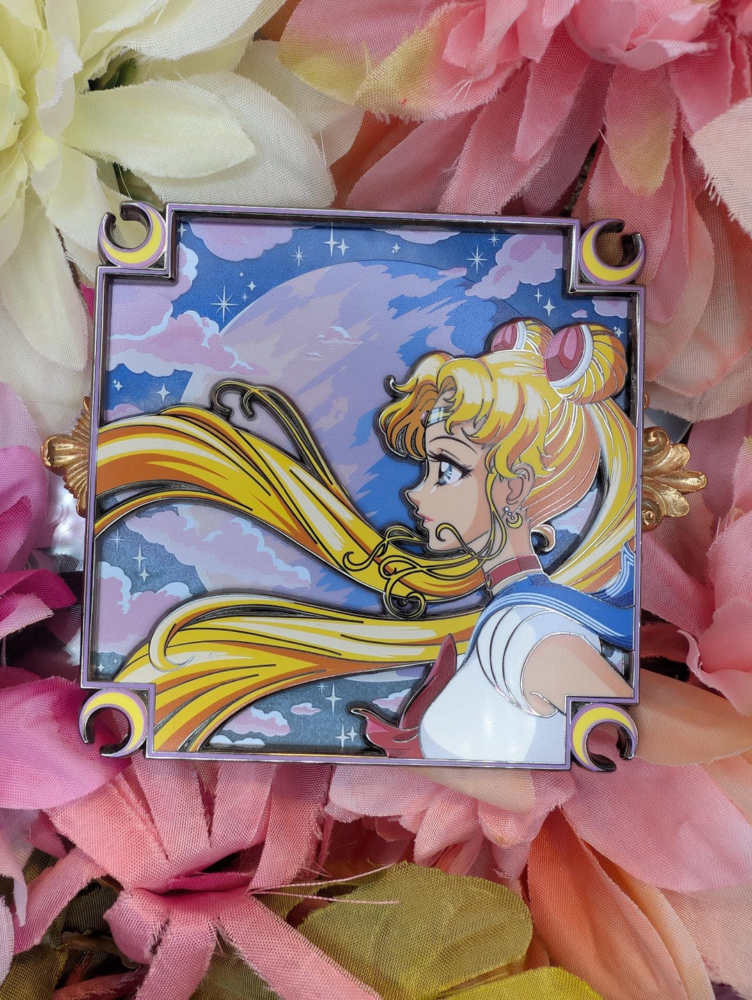 Cosmic Sailor Senshi Moonie Eternal Moon Pin - Etsy