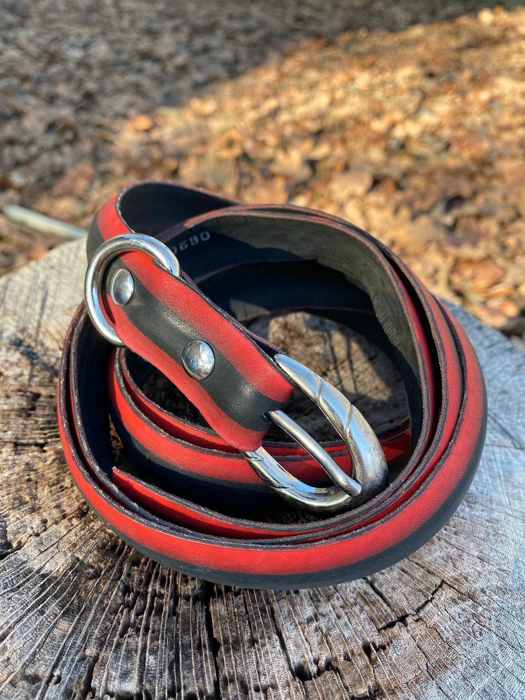 Red Belt, Black and Red Belt, Black Striped Belt, Bike Tire Belt, Cool ...