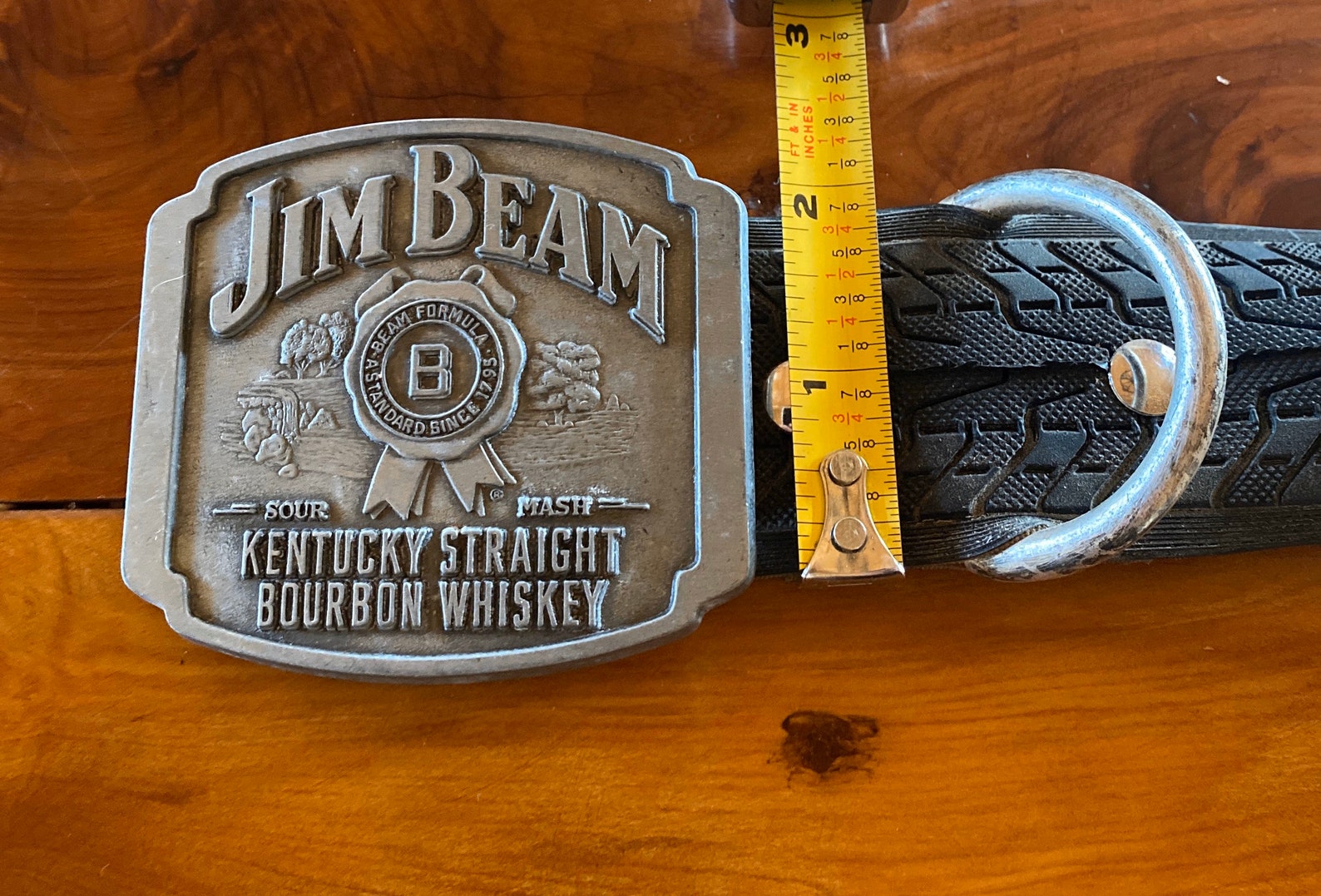 Heavy Duty Belt, Bike Tire Belt, Whiskey Belt Buckle, Black Belt, Faux ...