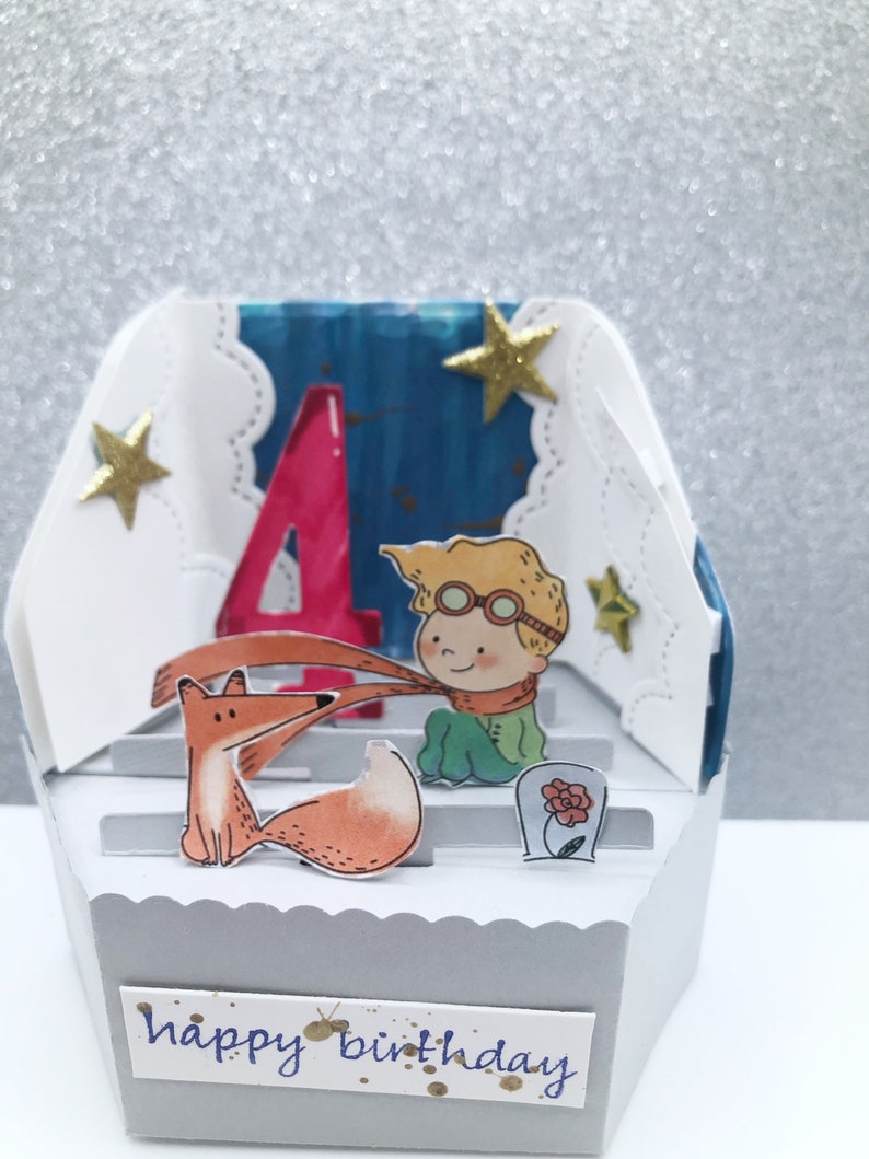 The Little Prince Le Petit Prince Birthday Card Invitation - Etsy