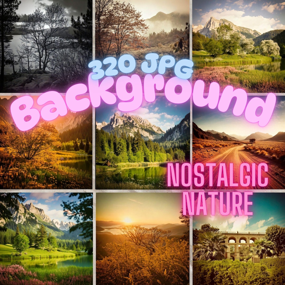 320 Nostalgic Nature JPG Backgrounds: Nostalgic Nature Pack - 20 Themes ...