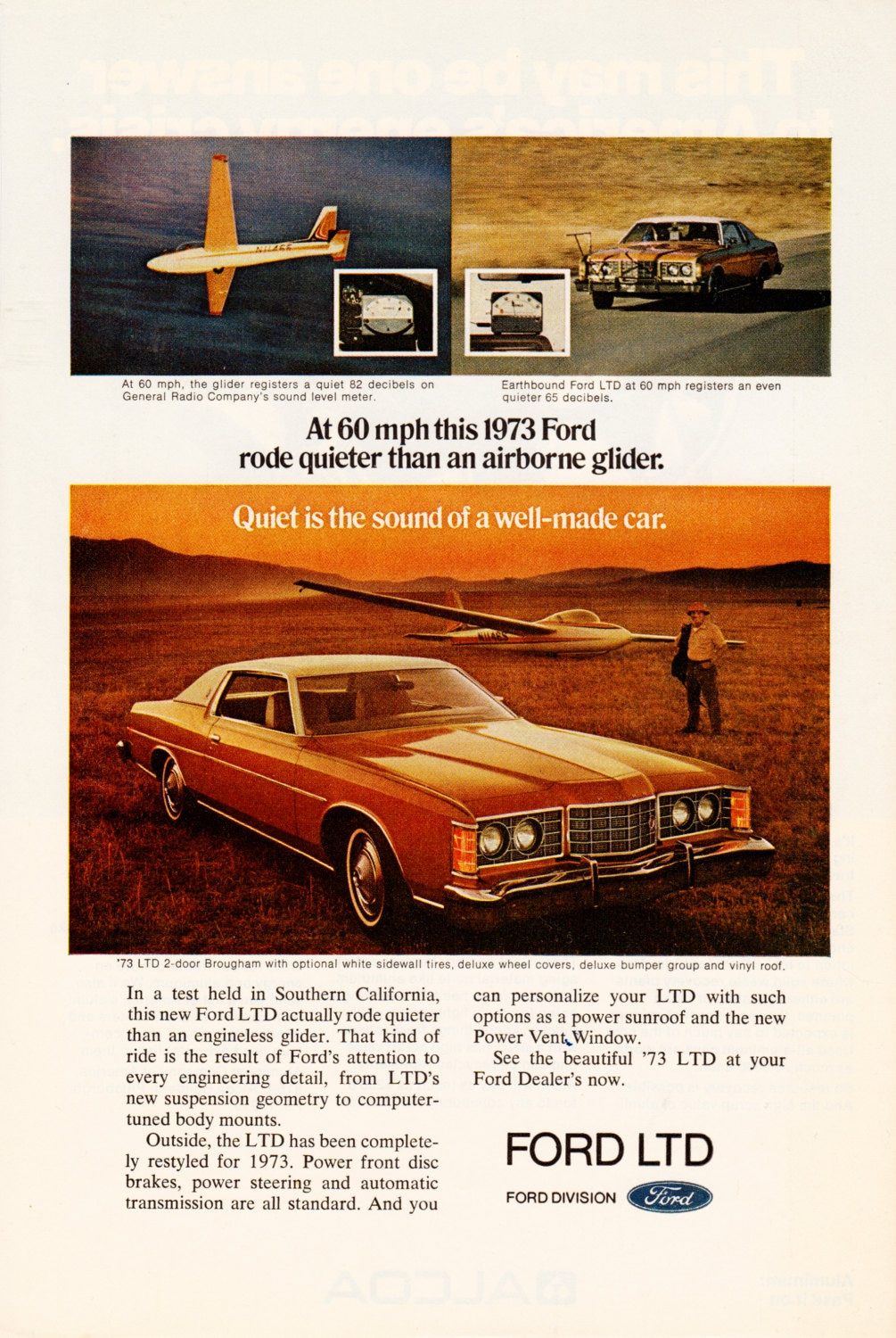 1973 Ford LTD Ad - Etsy