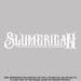 Slumerican Text, Die Cut High Quality Vinyl Sticker Decal - Etsy