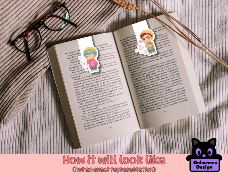 K-pop Idols Saja Boys Printable Magnetic Bookmarks | Digital PNG ...