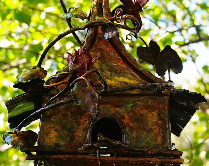 Copper Fairy Bird House - Etsy