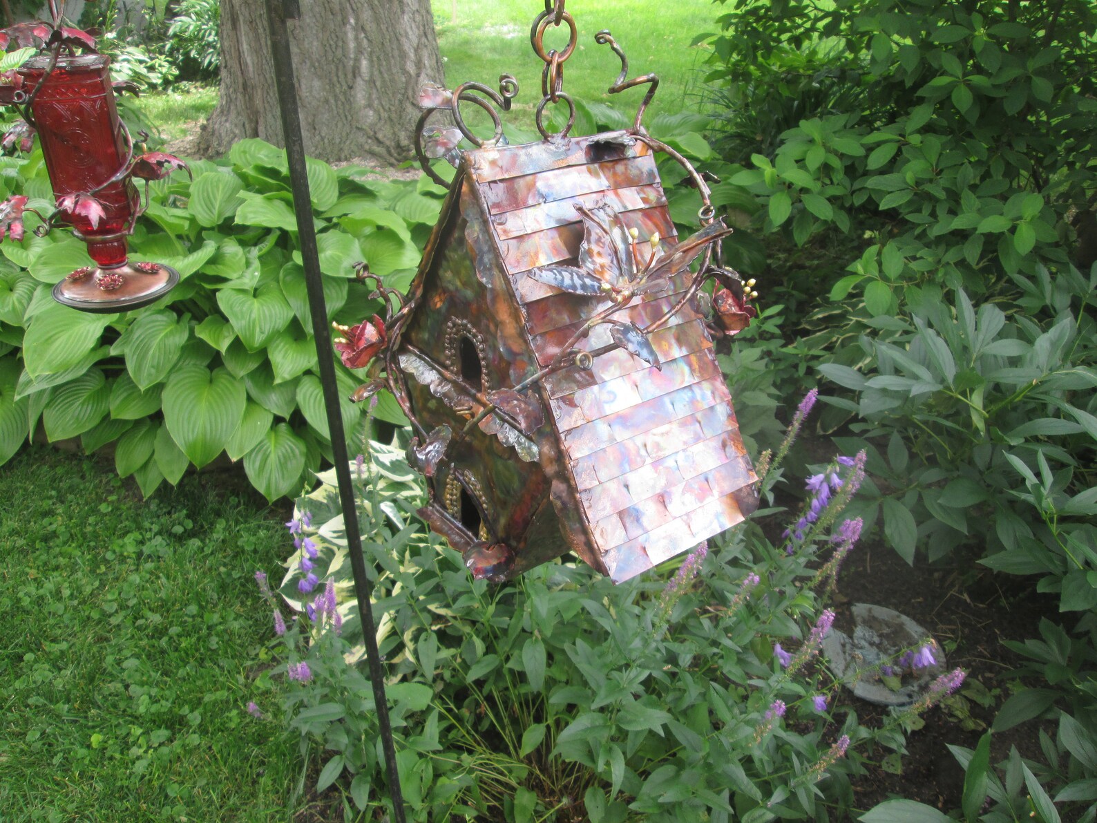 Copper Ginger Bread Bird House - Etsy