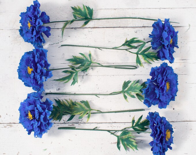 Vintage Bouquet of Plastic Flowers Large Artificial Flowers - Etsy