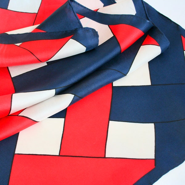 Red White Blue Scarf - Etsy