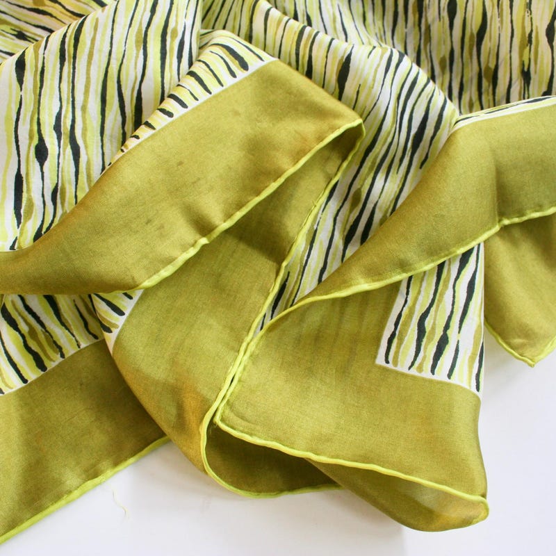 Chartreuse Scarf - Etsy