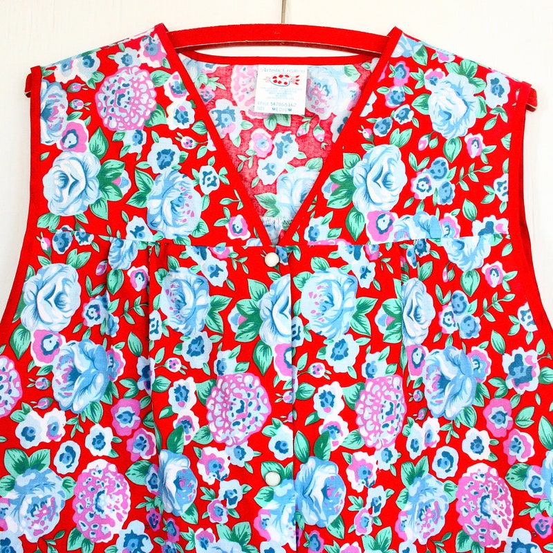 Button Front Smock Apron - Etsy