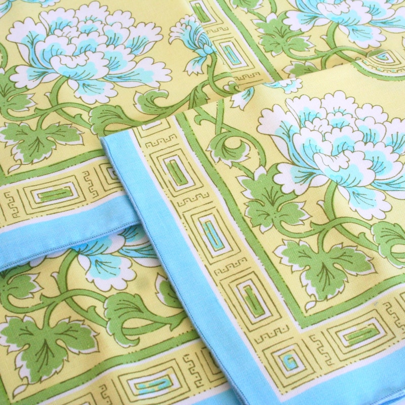 Chartreuse Asian Vintage - Etsy