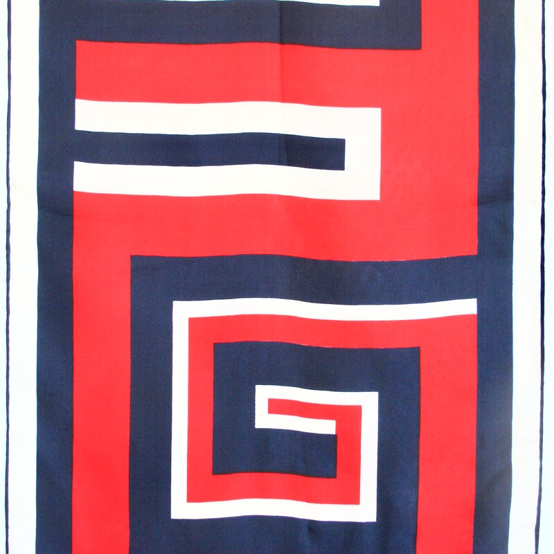 Red White Blue Scarf - Etsy