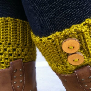 Crochet Boot Cuff Pattern - Button up Boot Cuffs Crochet Pattern No.911 ...