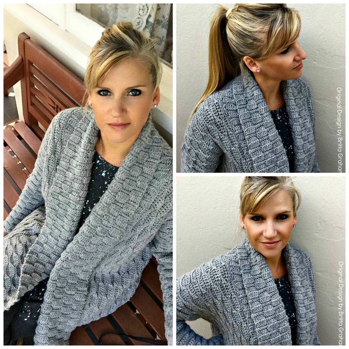 Autumn Leaves Cardigan Crochet Pattern for Women Open Style - Etsy