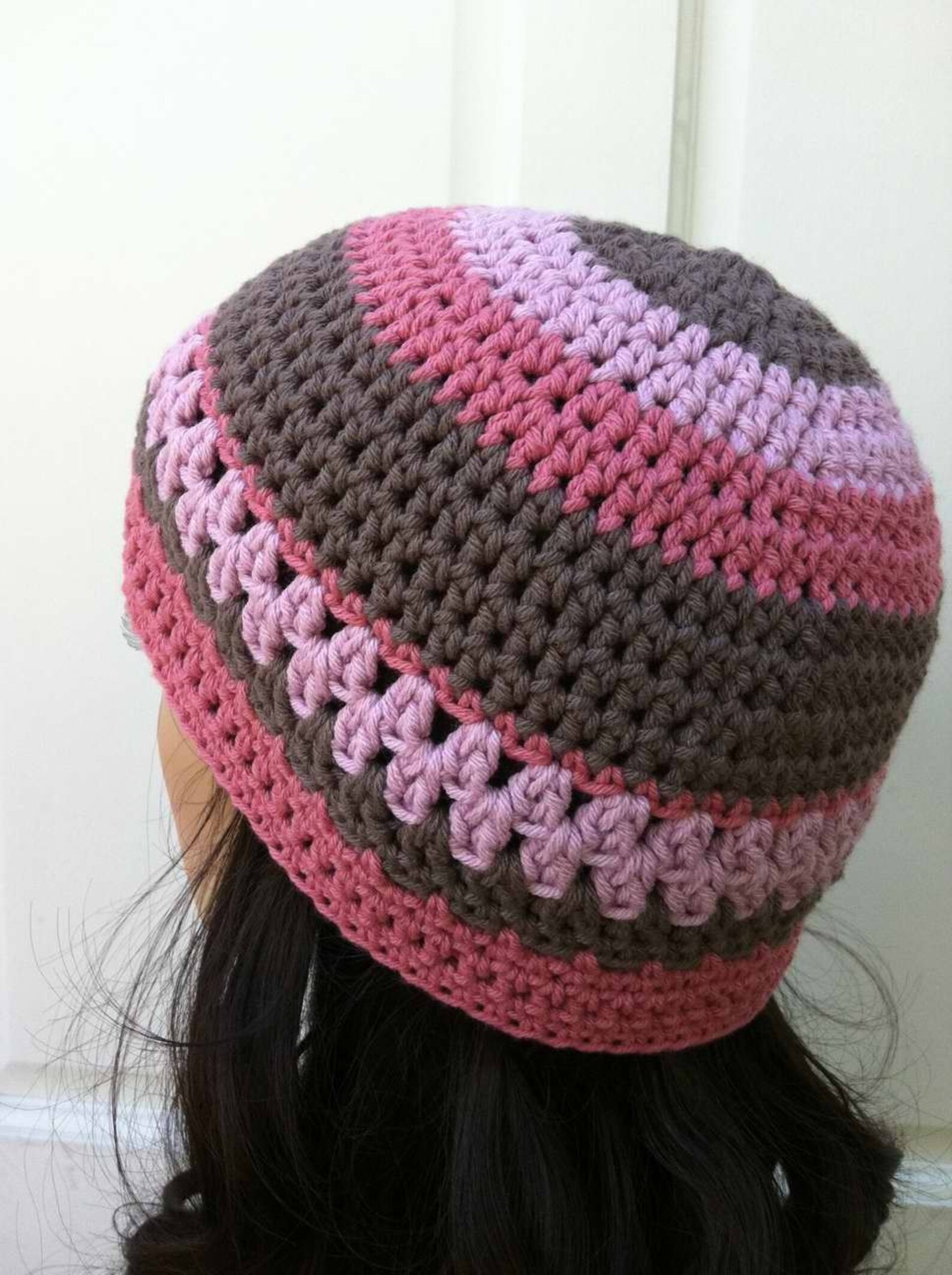 Ladies Crochet Hat Pattern - Womens Beanie Pattern No.208 Digitail ...