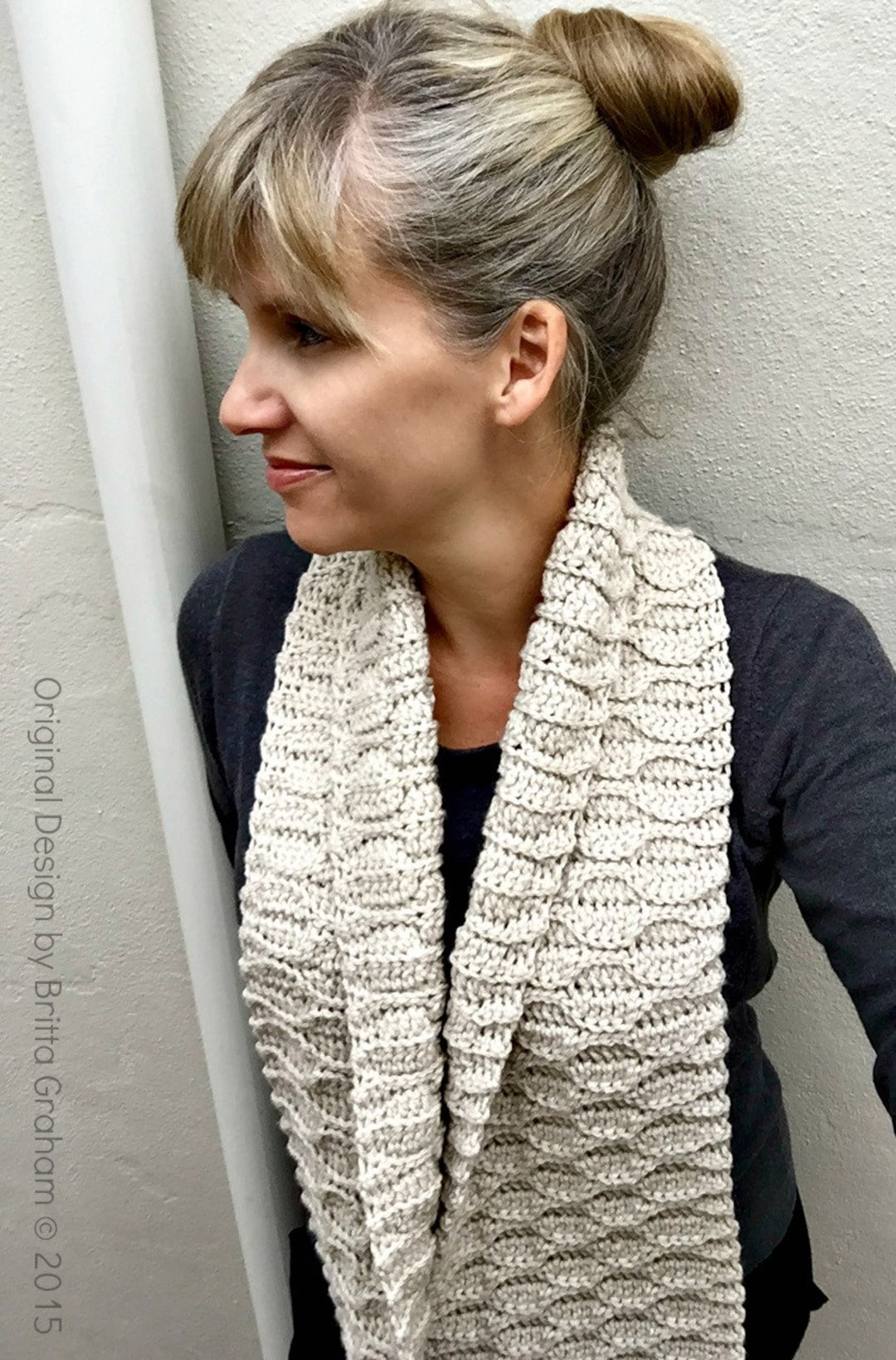 Long Scarf Crochet Pattern - Autumn Leaves Crochet Scarf Pattern No.516 ...