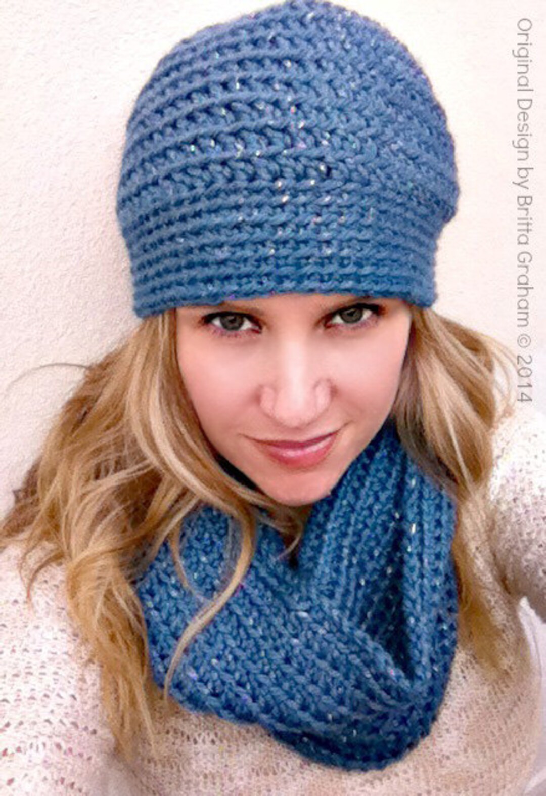 Crochet Cowl and Hat Pattern for Women Using Chunky Yarn No.514 Digital ...