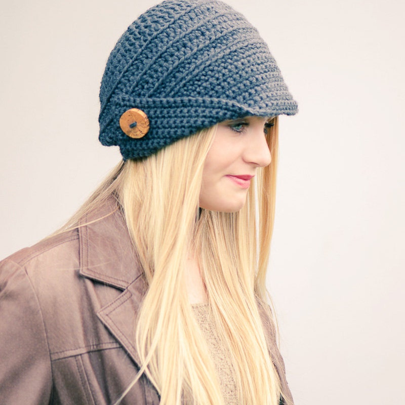 Crochet Button Hat - Etsy