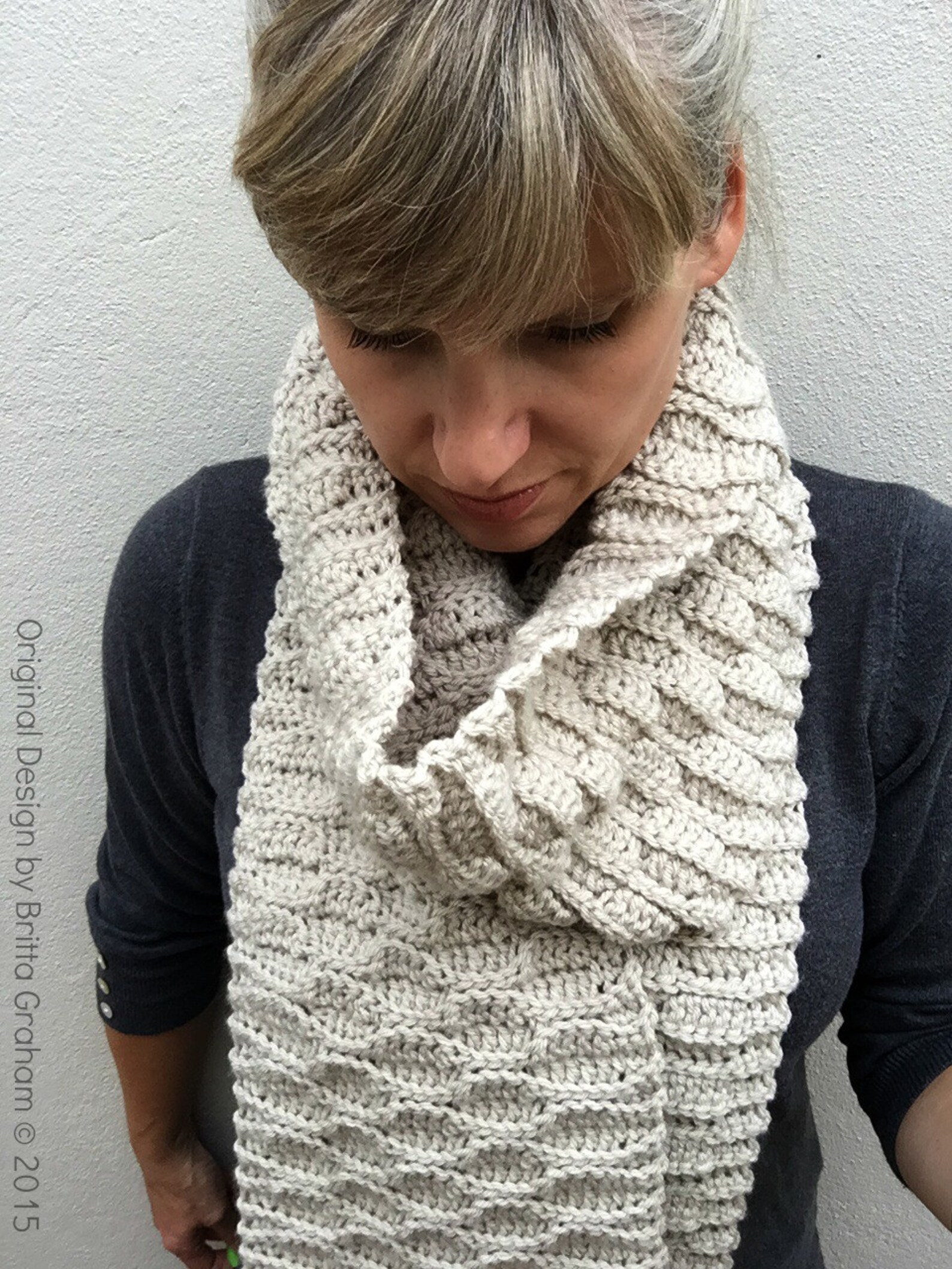 Long Scarf Crochet Pattern Autumn Leaves Crochet Scarf - Etsy