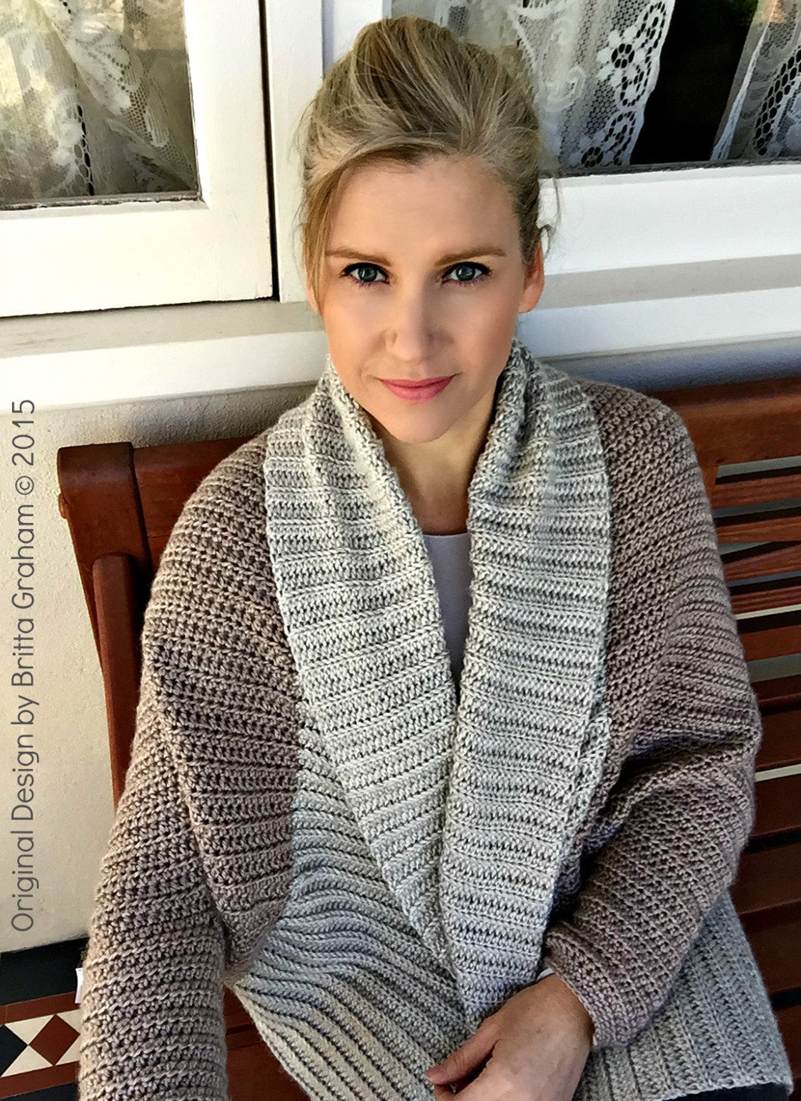 Crochet Shrug Pattern - Oversized Sweater Cardigan Crochet Pattern in ...