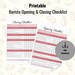 Barista Opening and Closing Checklist Printable PDF, Cafe Checklist ...
