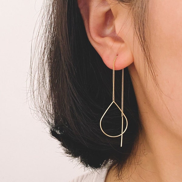 Thread Earrings - Etsy