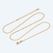 Gold Plated Brass Flat Bar Chain Necklaces 2mm Finished - Etsy